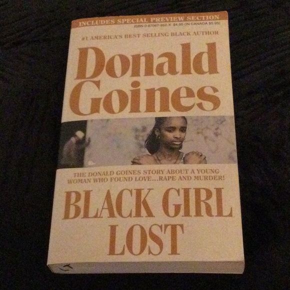 DONALD GOINES | Other | Donald Goines Black Girl Lost Book | Poshmark